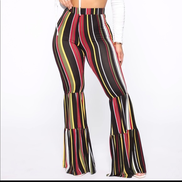 Pants & Jumpsuits | Type Fashionova Wait For The Bell Flare Pant Color ...